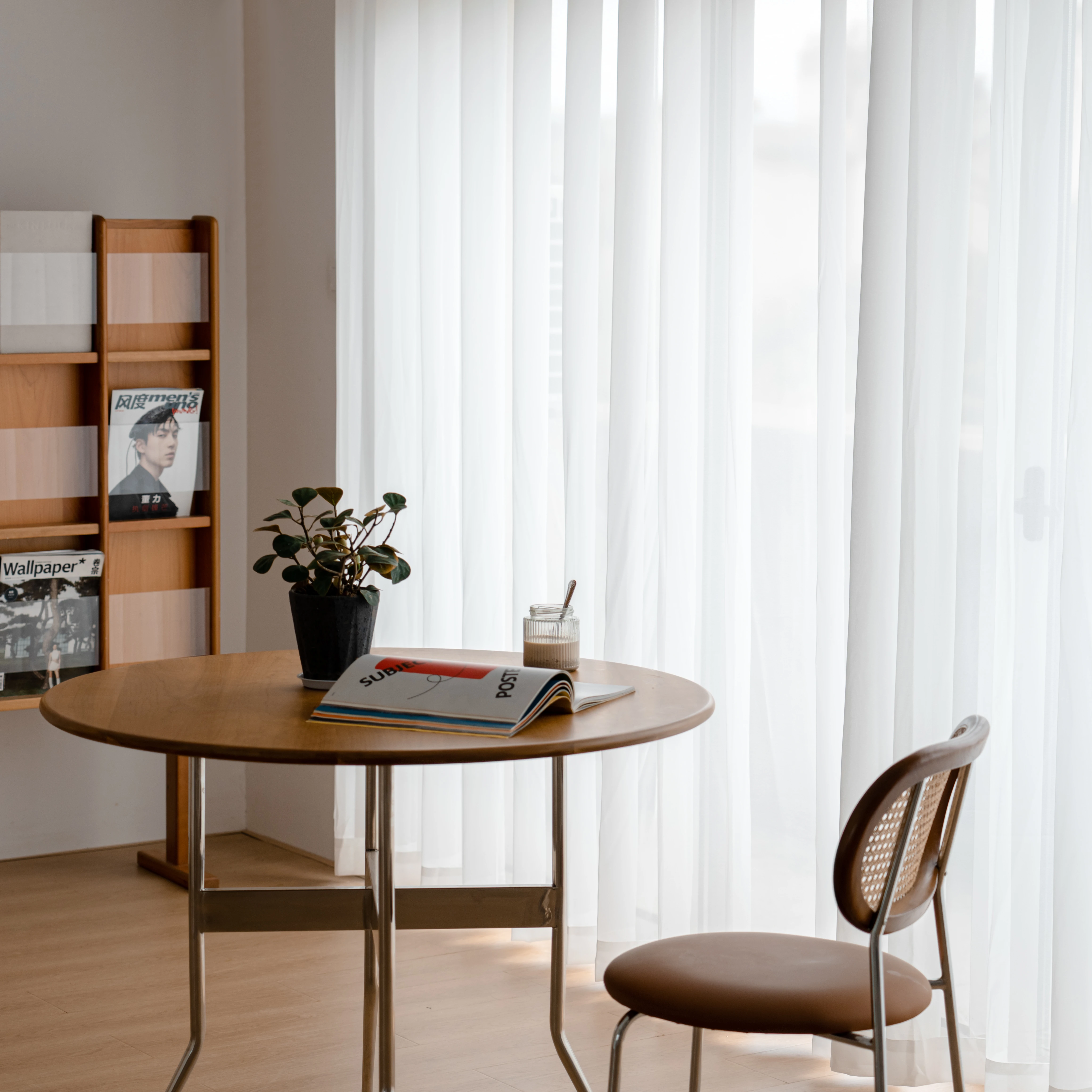 Darphe Custom White Translucent Sheer Cutains